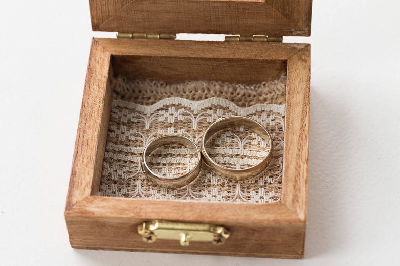 Wedding Ring Box Personalized Wedding Box Engraved Ring Box - Etsy