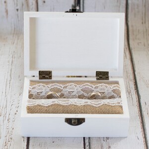 Personalized Wedding Ring Box, Sunflowers Ring Bearer Box, Custom Ring ...