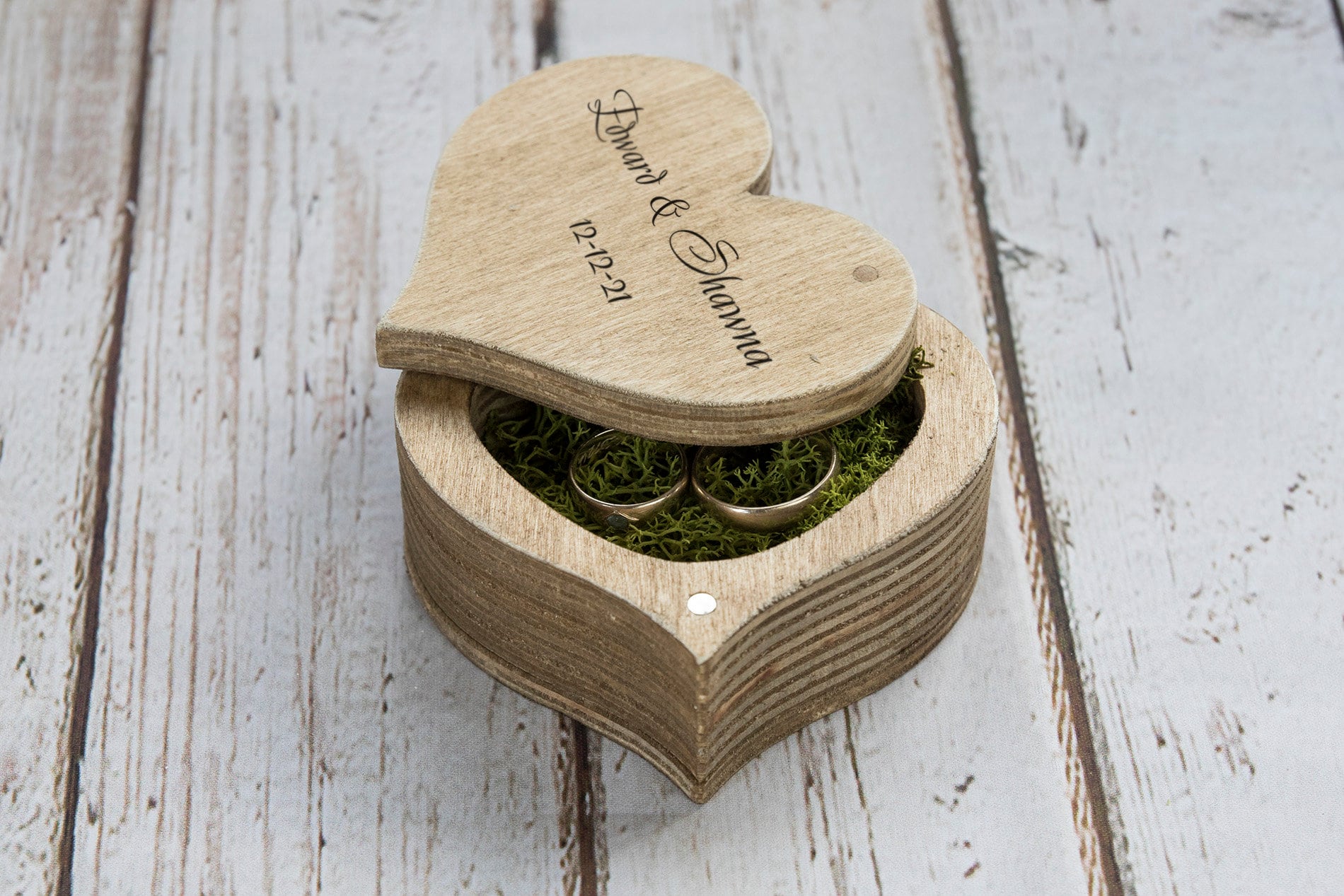 Wedding Ring Box Personalised Wedding Box Engraved Ring - Etsy UK