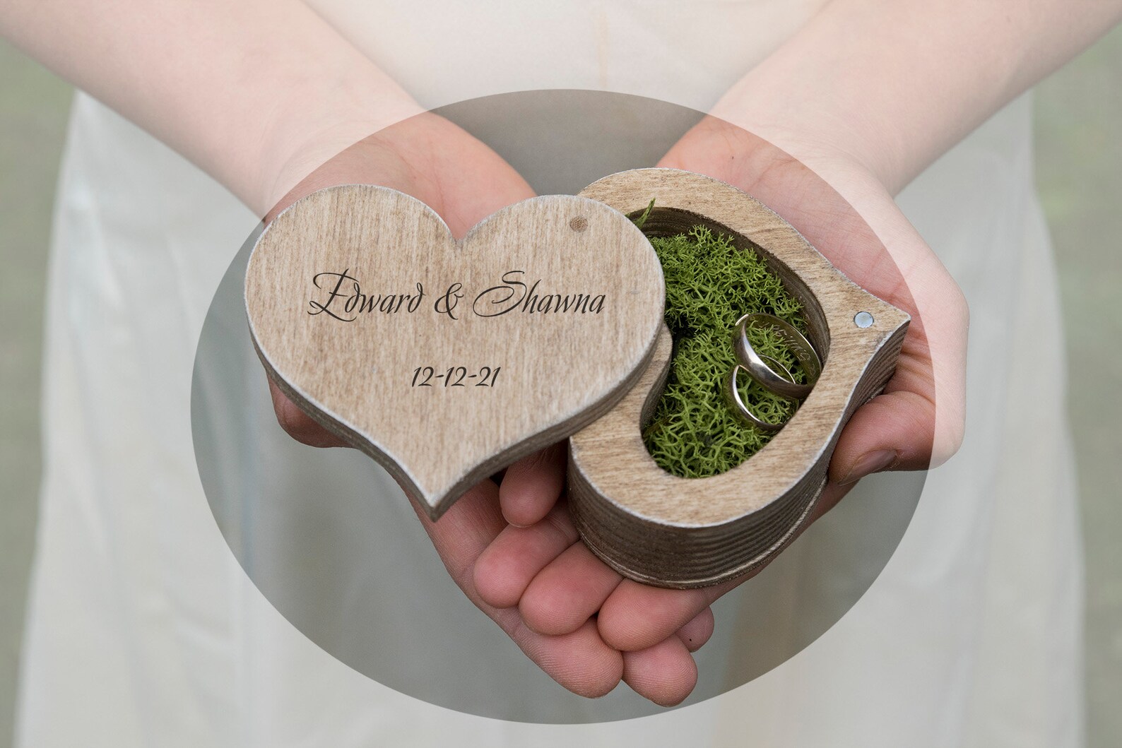Wedding Ring Box Personalised Wedding Box Engraved Ring - Etsy UK