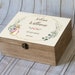 Personalised Baby Keepsake Box, Peter Rabbit Memory Box, Custom Baby ...