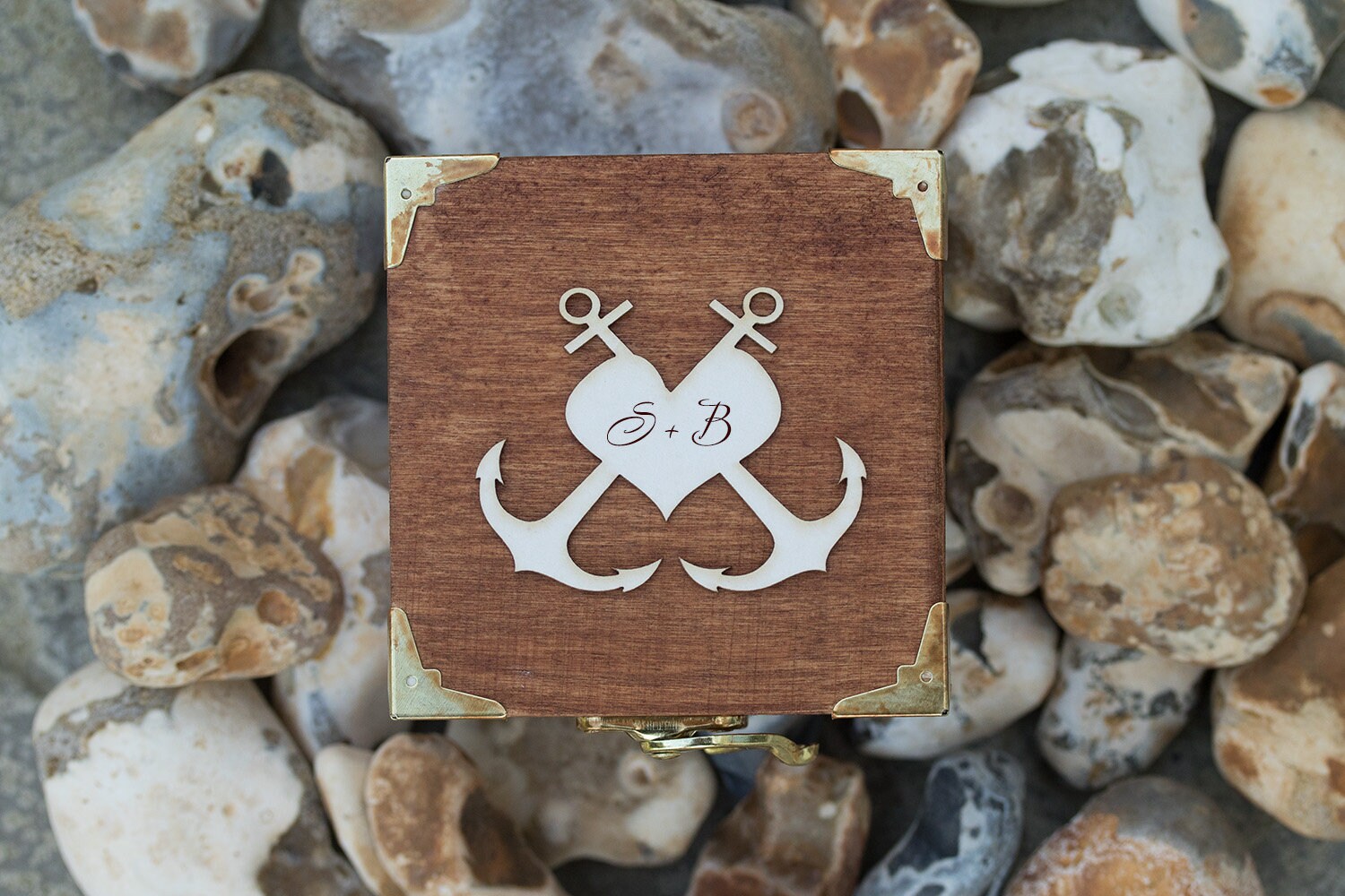 Marine Ring Box Beach Wedding Ring Box Nautical Wedding Box - Etsy UK