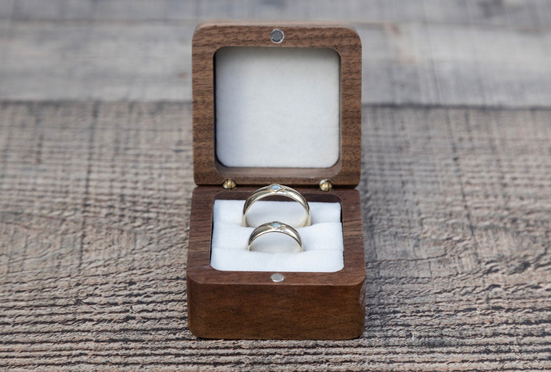Personalized Wedding Box, Engraved Ring Box, Wedding Ring Box, Wooden ...