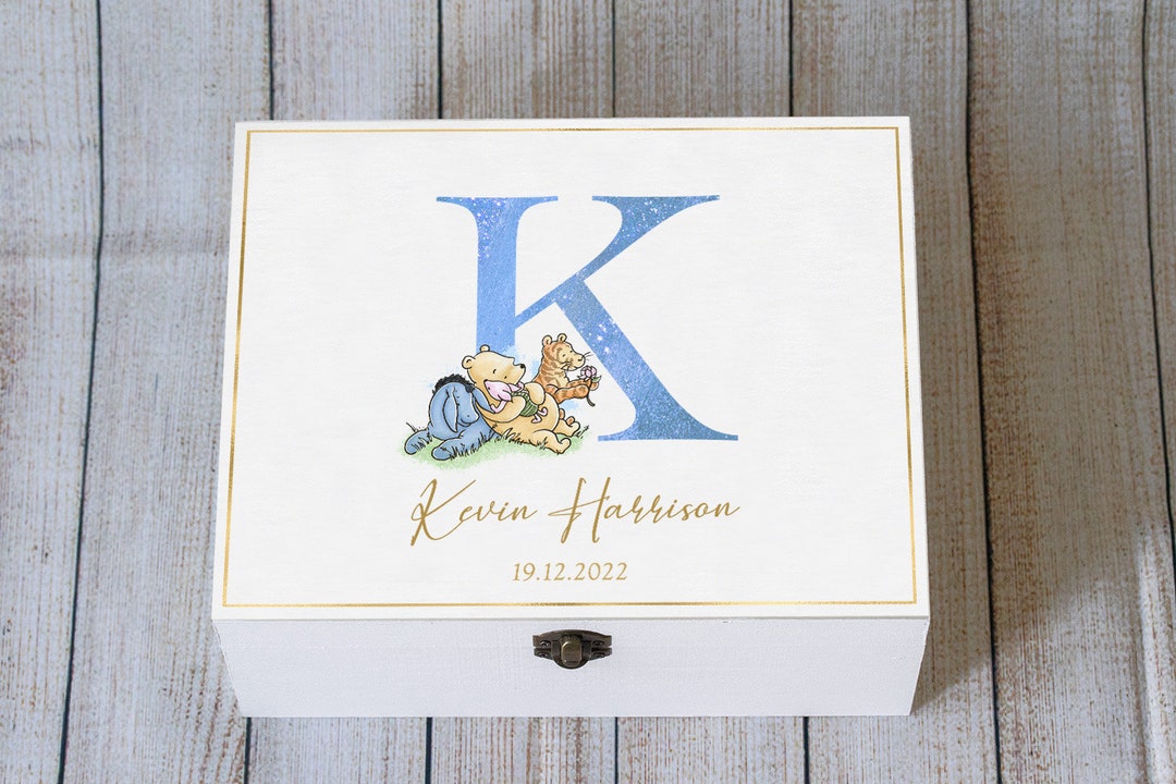Winnie the Pooh Memory Box Baby Keepsake Box Classic Winnie - Etsy