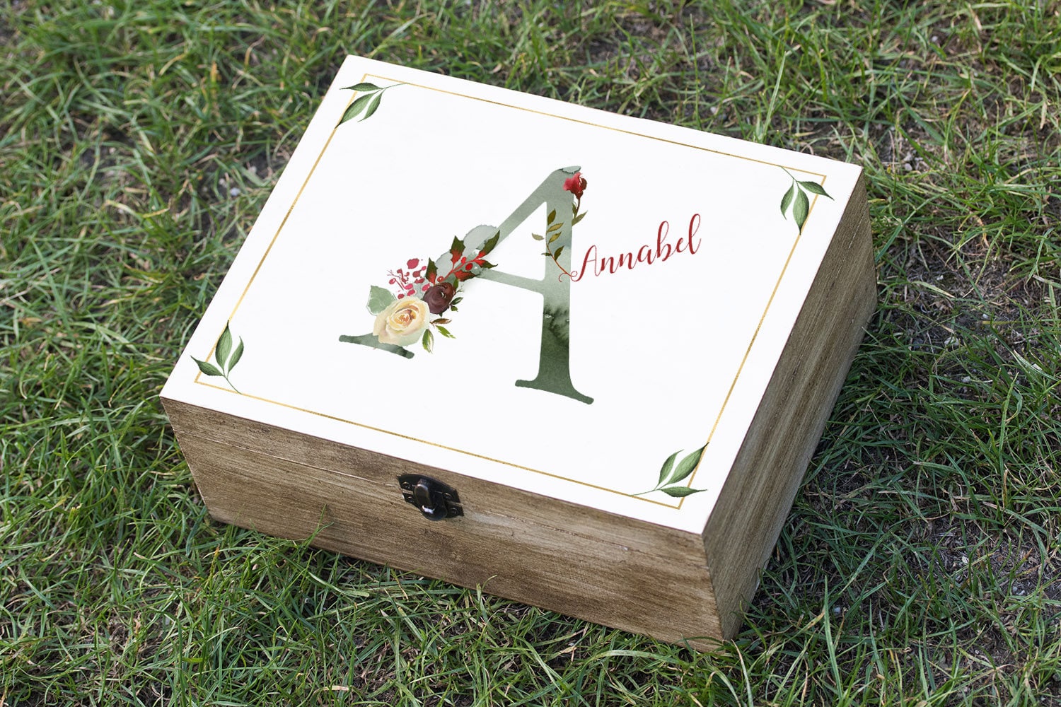 Personalised Monogram Box Jewelry Box Birthday Gift - Etsy
