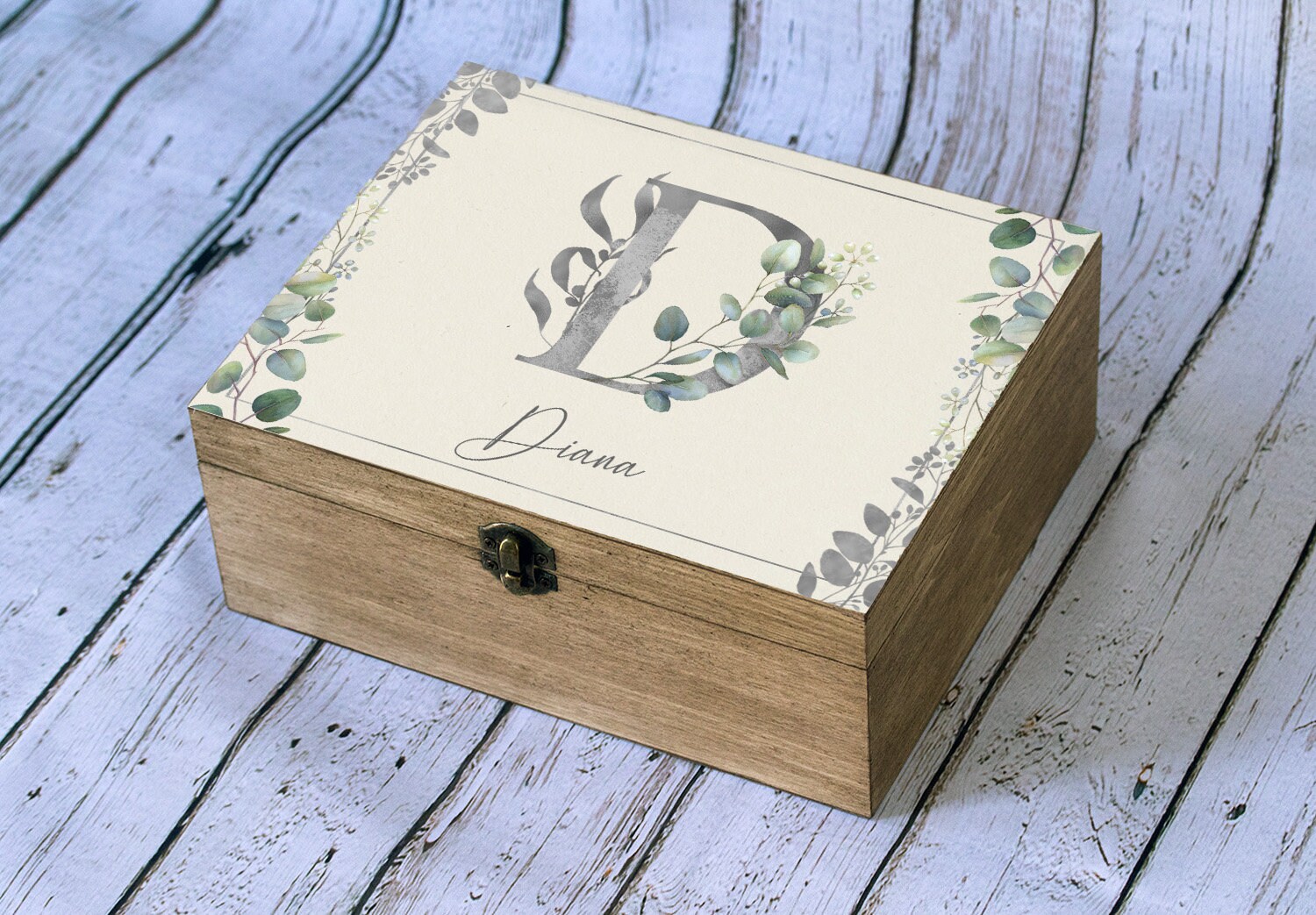 Personalised Baby Keepsake Box Floral Memory Box Baby Shower | Etsy