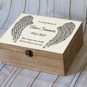 Personalised Funeral Box, Ashes Holder, Urn Human Cremation, Memorial ...