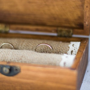 Personalized Wedding Ring Box, Sunflowers Ring Bearer Box, Custom Ring ...