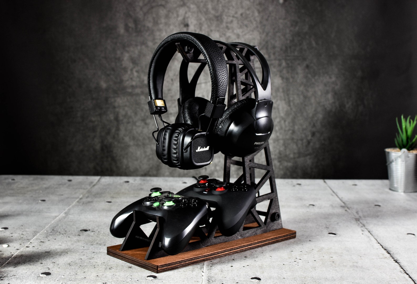 Game Controller Holder Headphones Stand Headset Hanger Mast Industrial ...