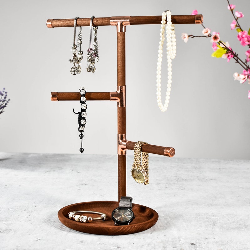 Wood Jewelry Holder - Etsy