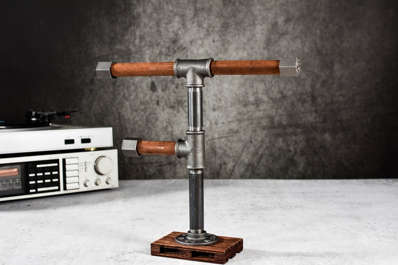 Industrial Organizer Pipe Watch Stand Rack Necklaces,headphones Neck ...