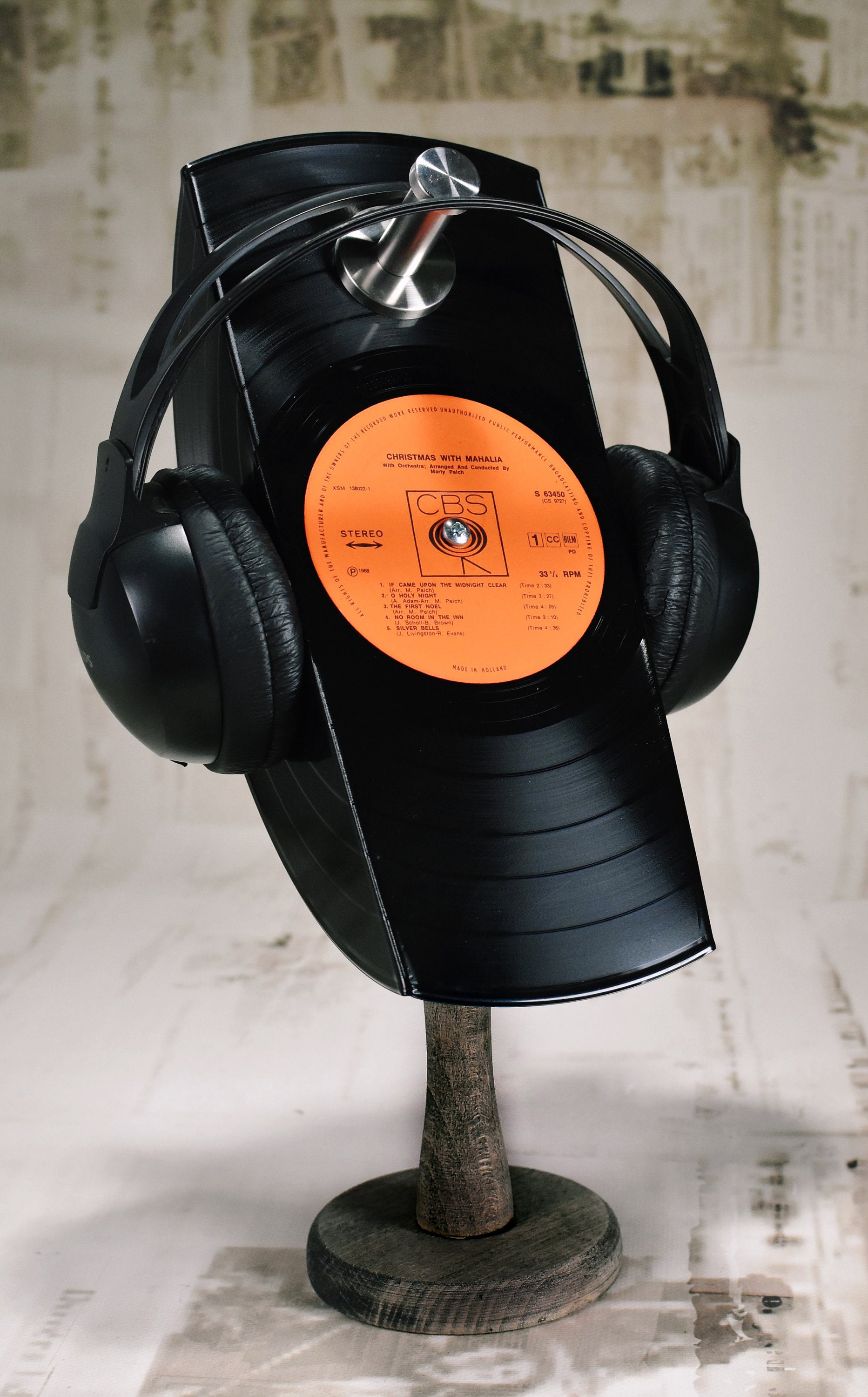 Vinyl Headphones Stand Headset Stand Headphone Hanger Vinyl - Etsy