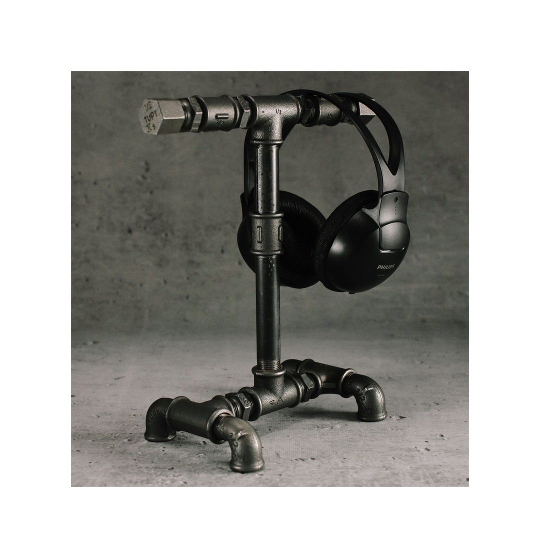 Headphones Stand Heavy Headset Stand, Two Pairs Hanger, Water Pipe ...