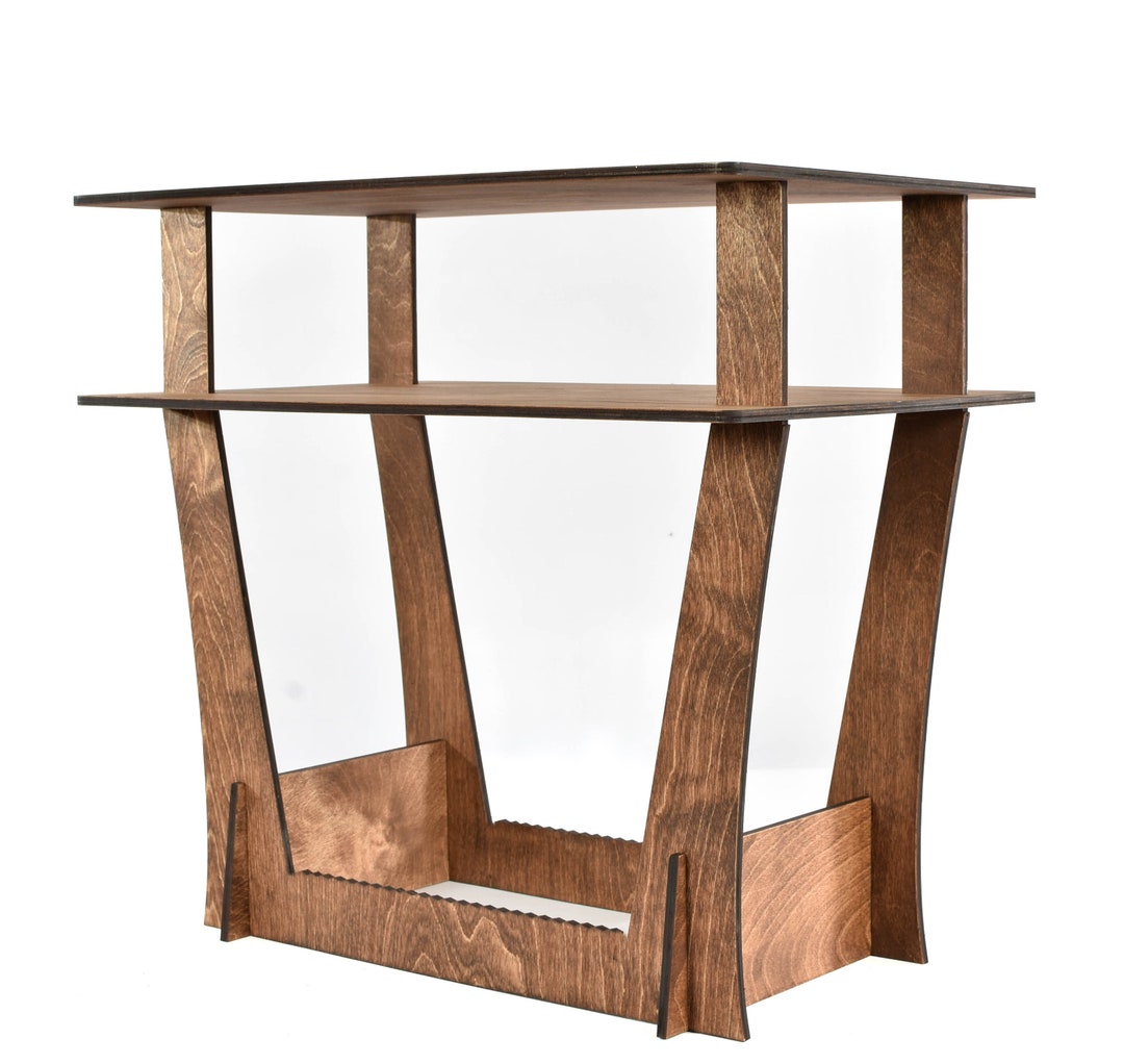 Turntable Stand for Vinyl Record, Amplifier and Record Player Holder ...