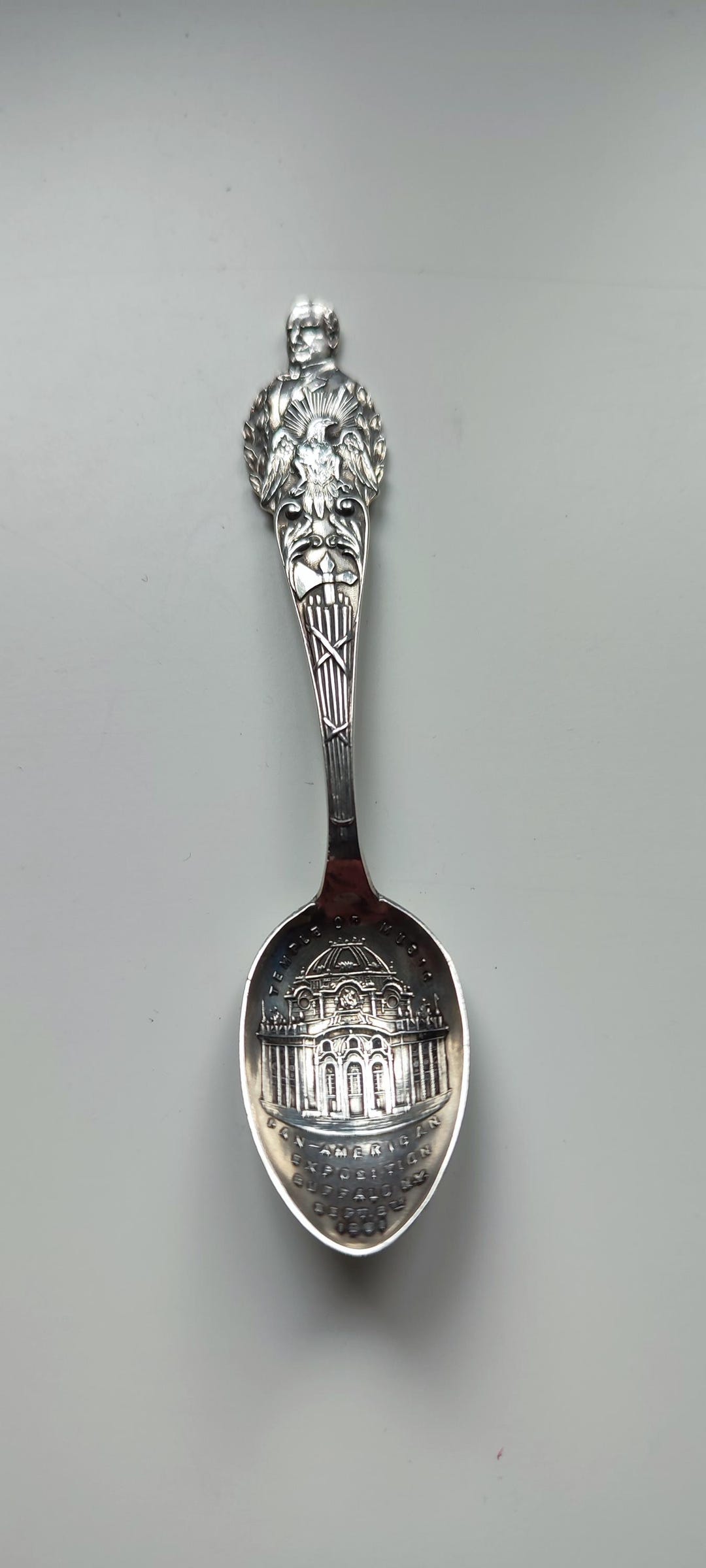 Antique Rare Figural 1901 Mckinley Assassination Spoon – Sterling ...