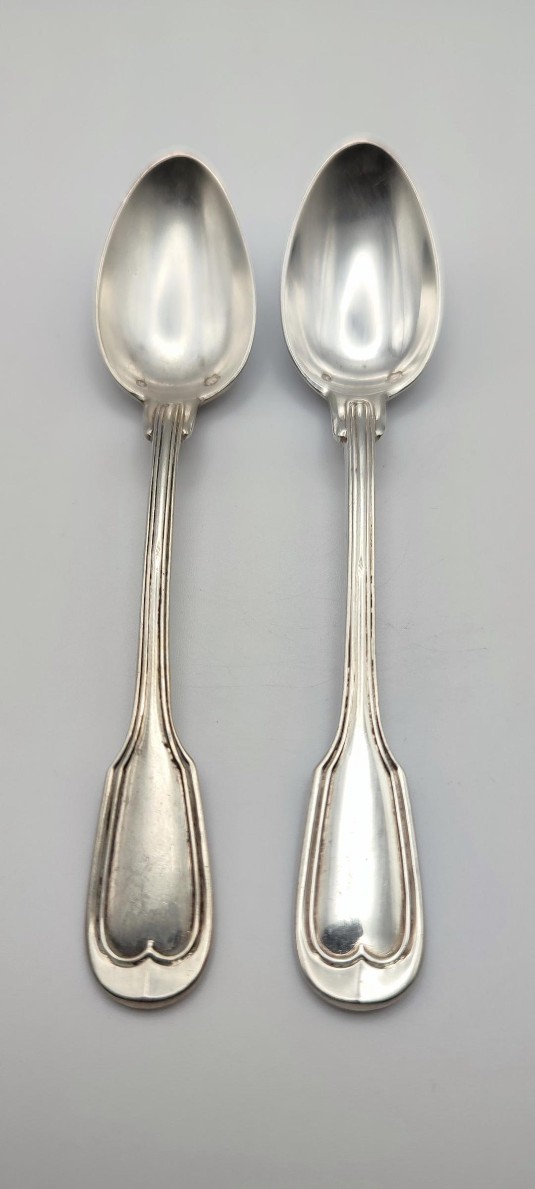 Pair of Antique Austrian 800 Silver Demitasse Spoons – Christofle ...