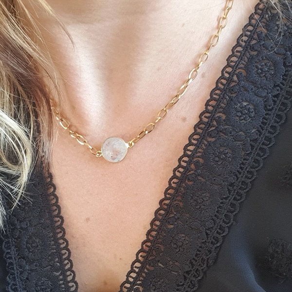Collier grosse maille - Etsy France