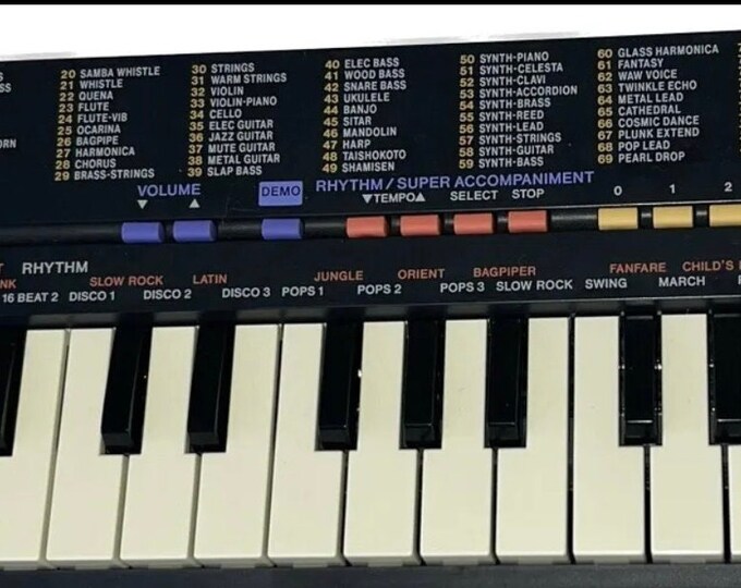 Vintage Casio SA-1 100 Sound Tone Bank Keyboard Works Perfectly - Etsy