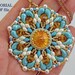 Beaded Pendant Pattern, Bead Swarovski Pattern, Swarovski Tutorial ...