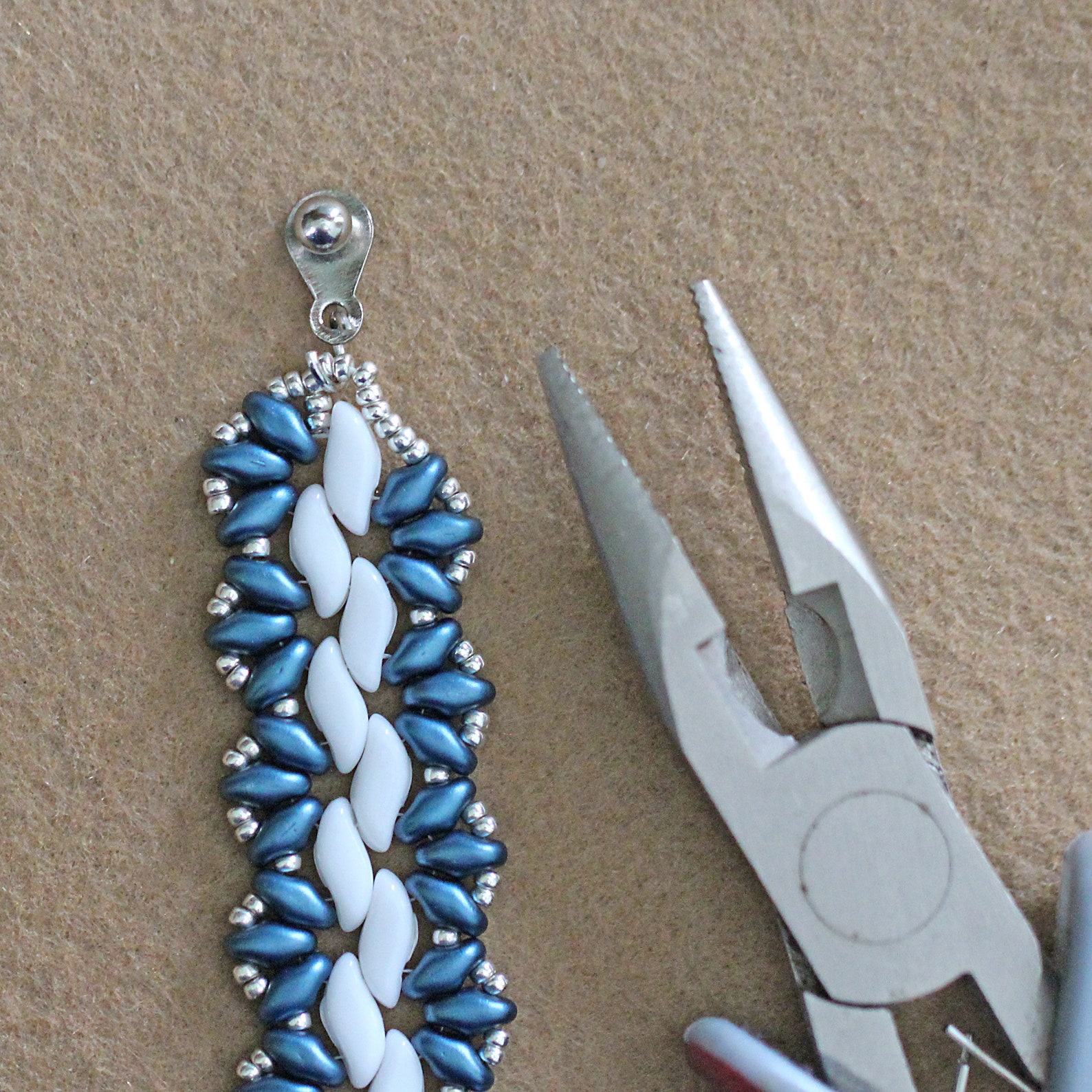 Superduo Beading Tutorial, Stormduo Bracelet Pattern, Bead Pattern ...
