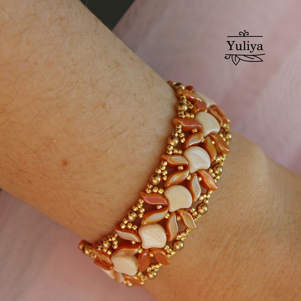 Beading Tutorial Bracelet Pattern Bead Patterns Step-by-step Jewelry ...