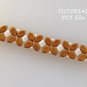 Beading Pattern Tutorial Bead Bracelet Paros Par Puca Design DIY ...