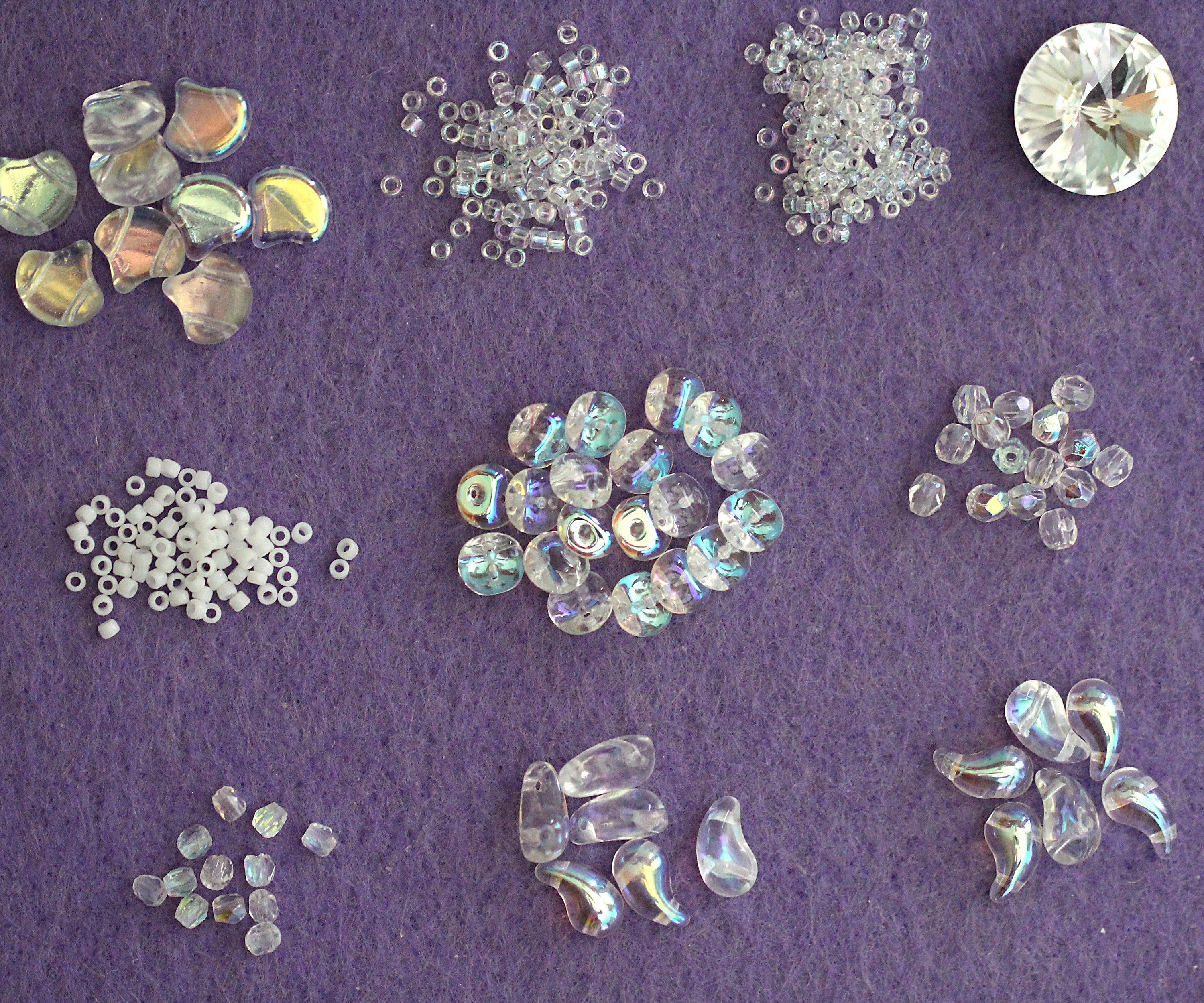 Beaded Rivoli Pendant Tutorial Beading Instructions Ginko - Etsy