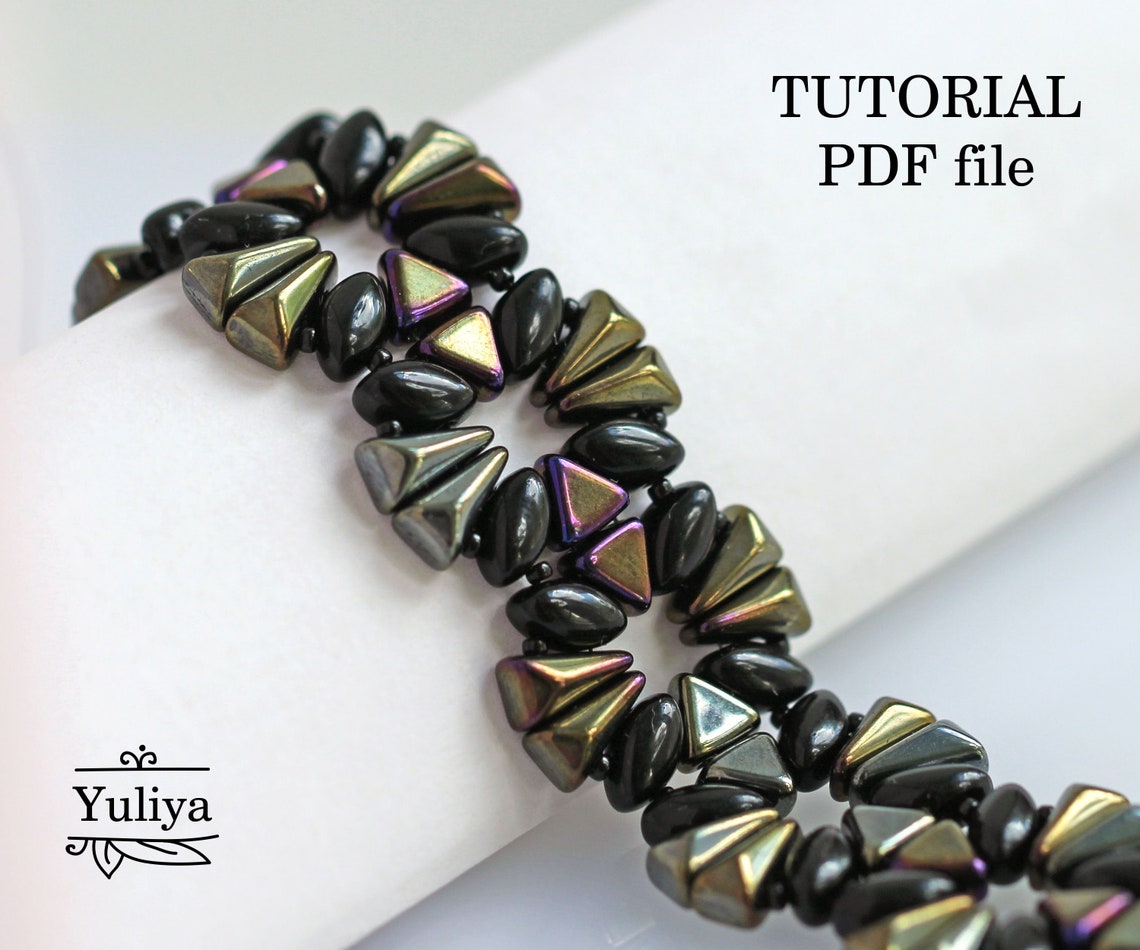 Bracelet Tutorial Beading Instructions Bead Pattern | Etsy
