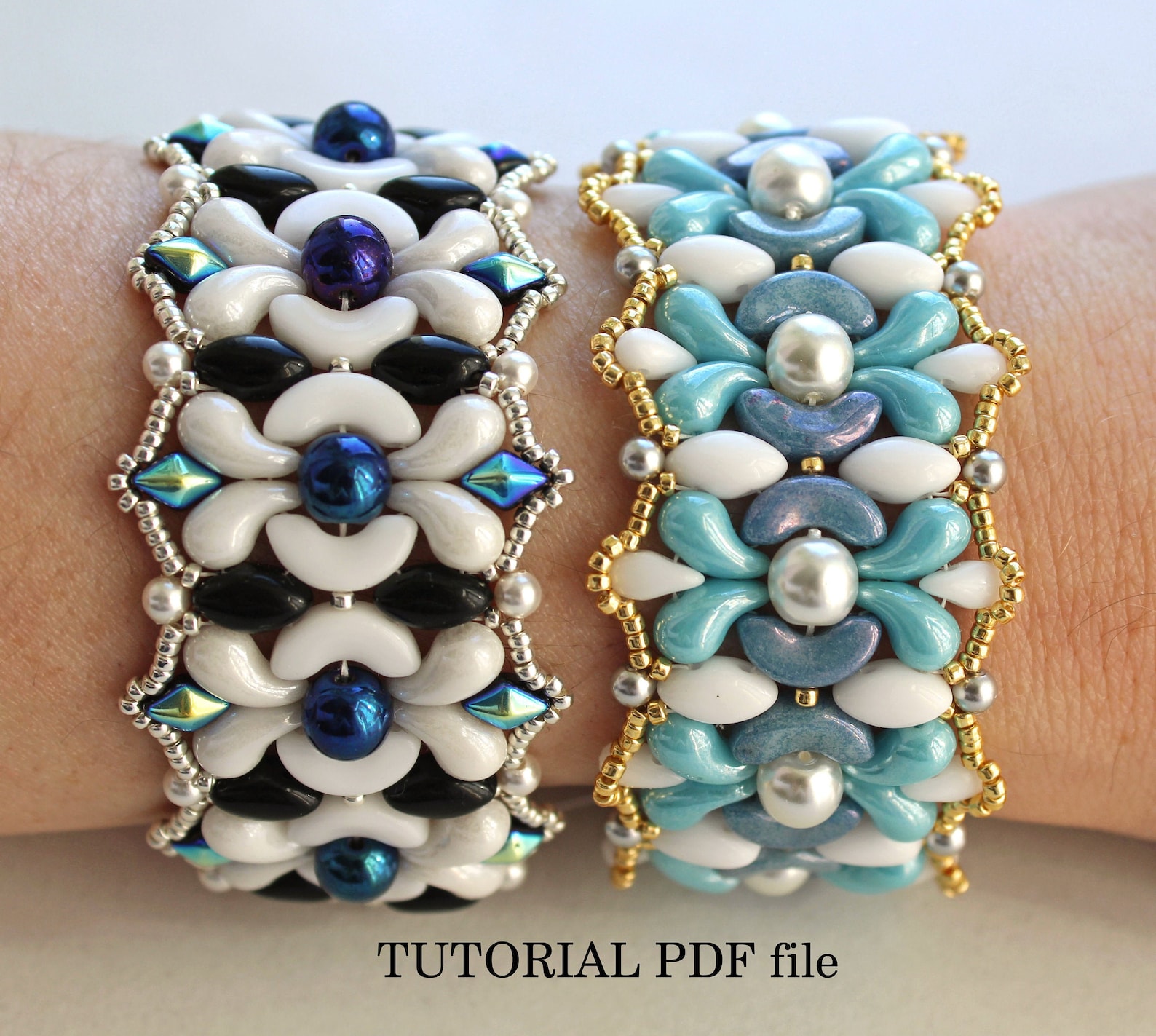 Beaded Bracelet Tutorial Bracelet Beading Tutorial | Etsy