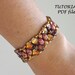 Beading Tutorial Bracelet Ginko Bead Pattern Samos Puca Design DIY ...