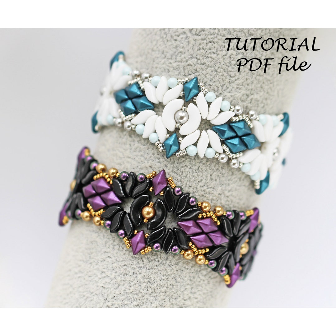 Beading Tutorial Bracelet Pattern Stormduo Diamonduo Arcos Par Puca ...