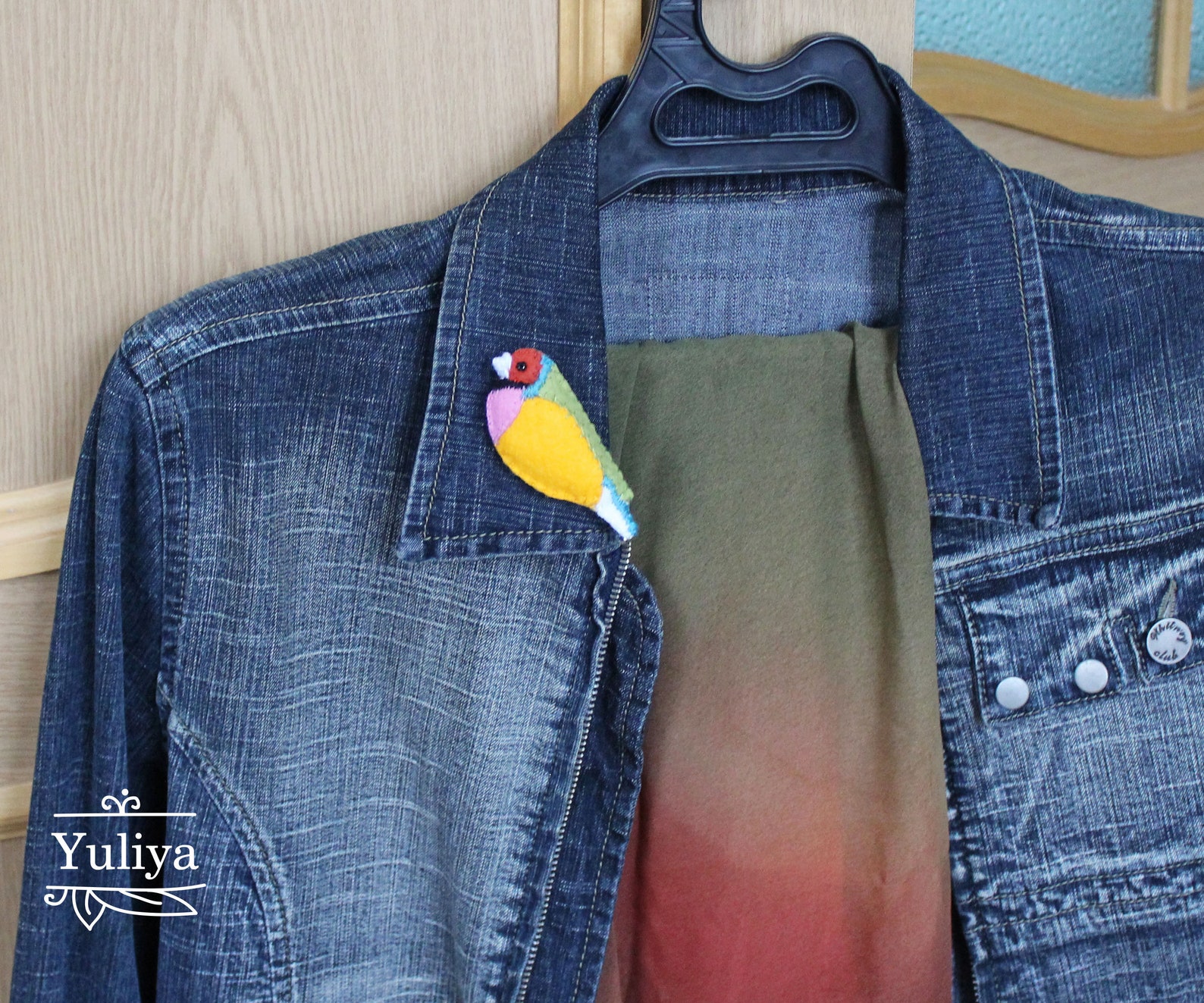 Felt Brooch Pattern Felt Sewing Pattern Bird Tutorial - Etsy