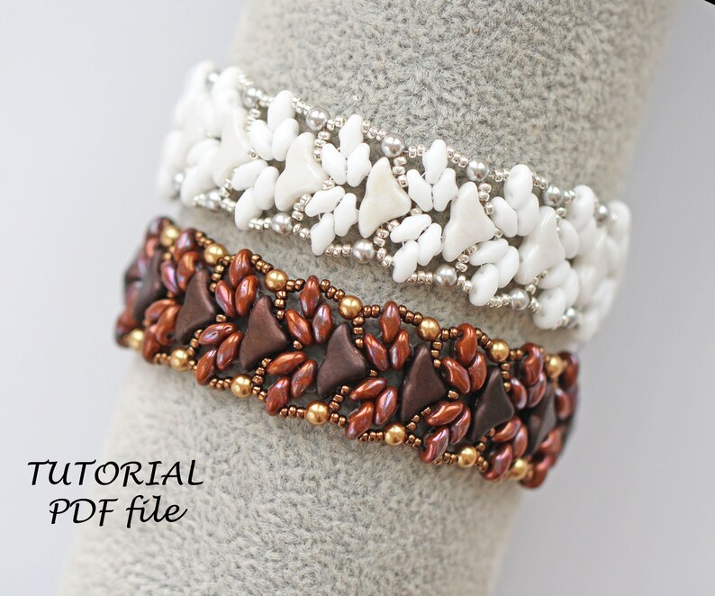 Beading tutorial Pattern bracelet Bead pattern Jewelry | Etsy