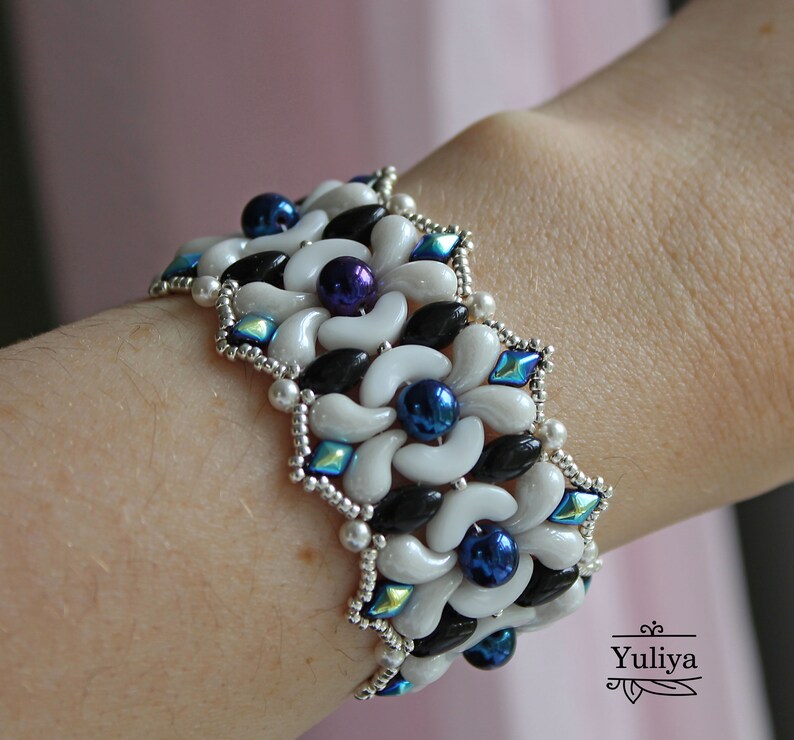 Beaded Bracelet Tutorial Bracelet Beading Tutorial | Etsy