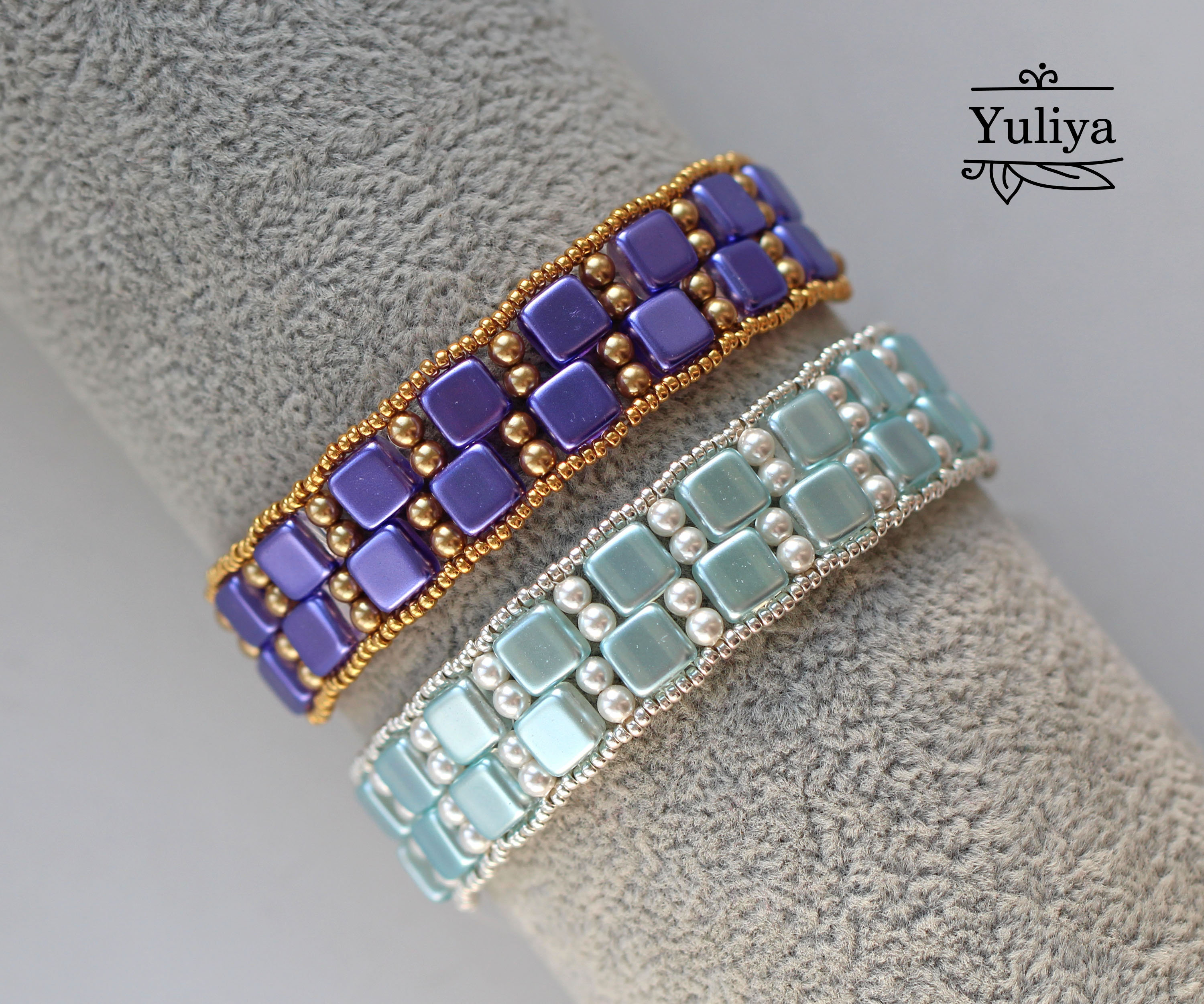 Beaded Pattern, Beaded Bracelet Tutorial, Beadwork Tutorial, Easy Bead ...