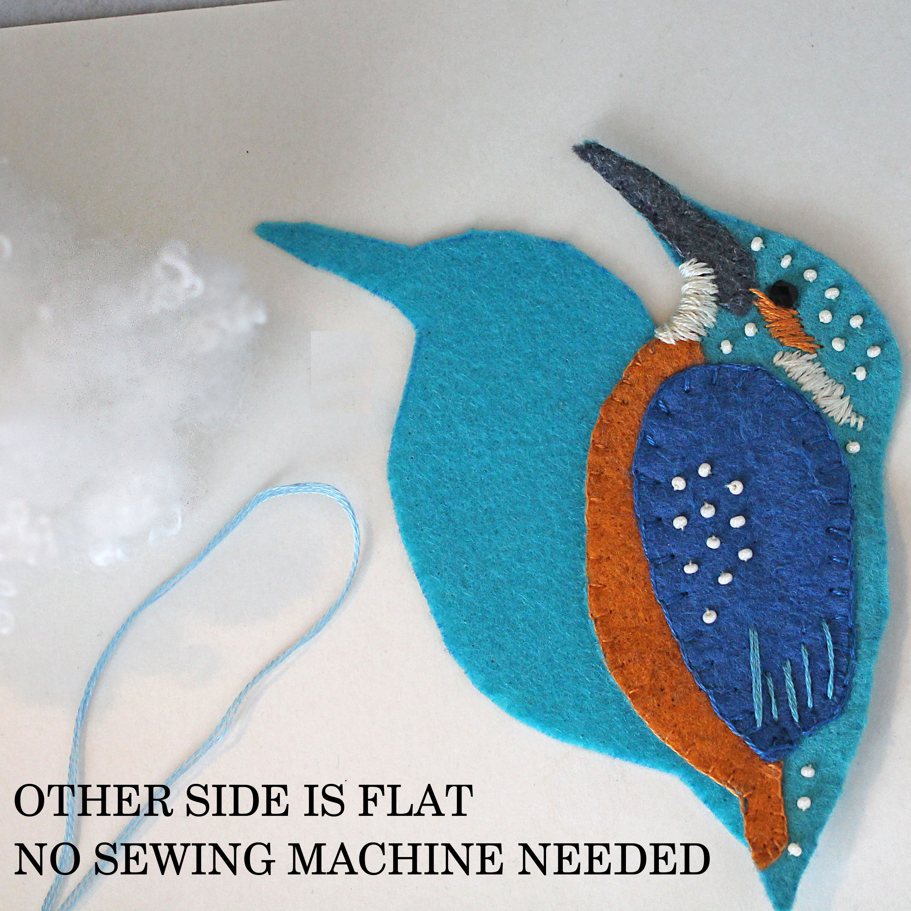 Felt Sewing Pattern Bird Sewing Pattern Felt Ornaments | Etsy