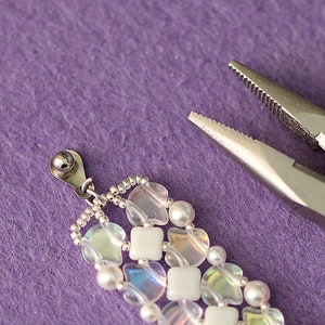 Beading Tutorial Bracelet, Ginko Bead Pattern, Bead Tutorial, Bead ...