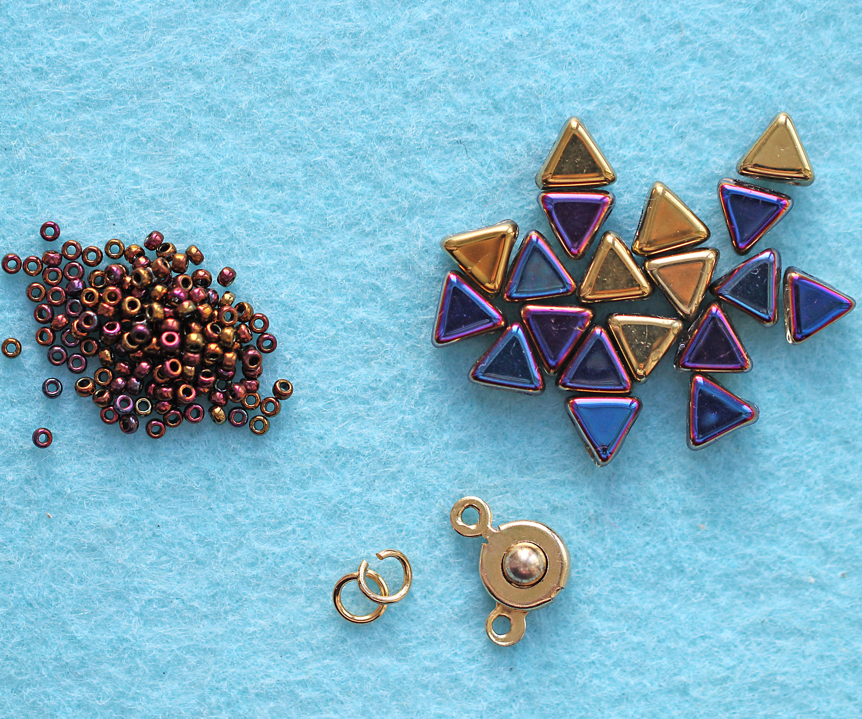 Tutorial Beaded Bracelet Kheops Par Puca Bead Pattern - Etsy