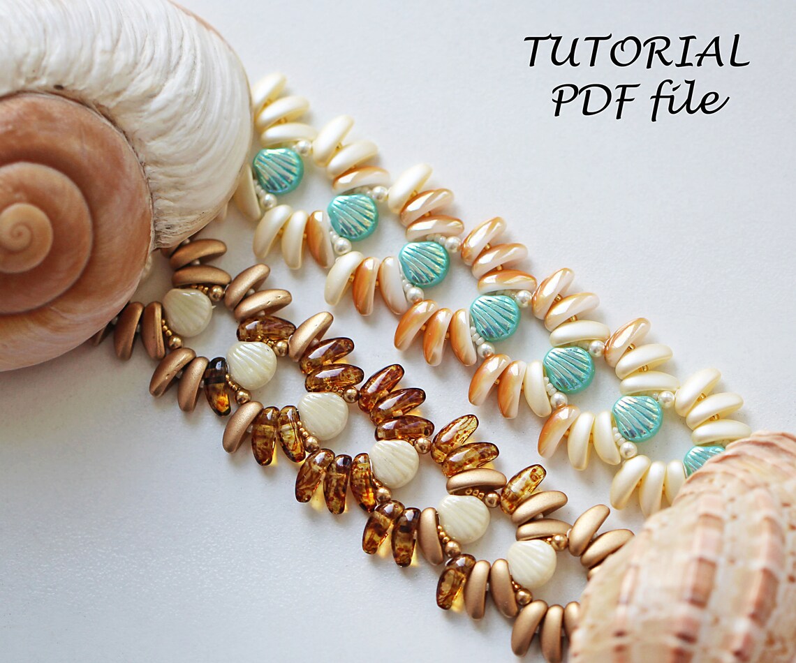 Beading Tutorial Simple Bracelet Tutorial Beaded Tutorial | Etsy