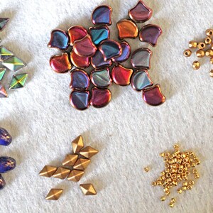 Beading Tutorial Bracelet Ginko Bead Pattern Samos Puca Design DIY ...