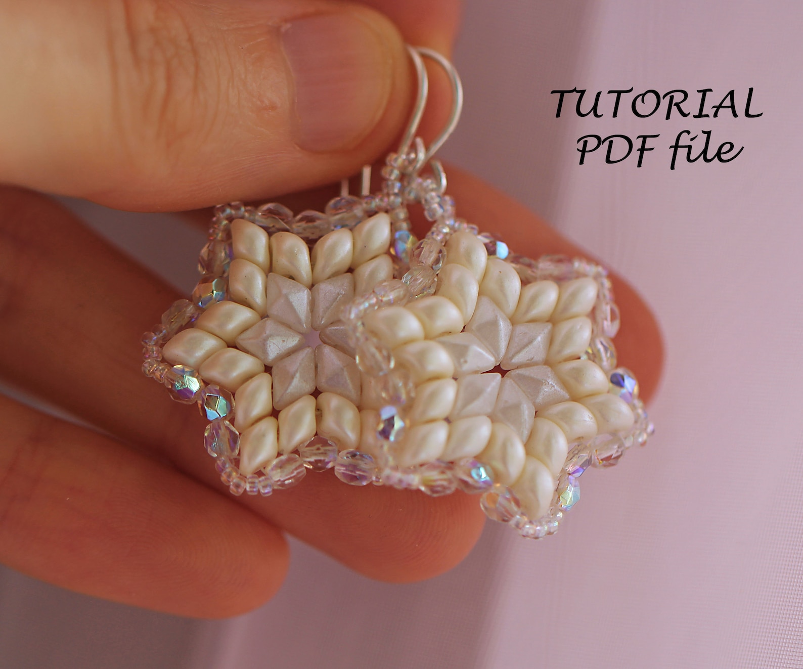 Earrings Tutorial Beaded Earrings Tutorial Easy Simple Bead - Etsy