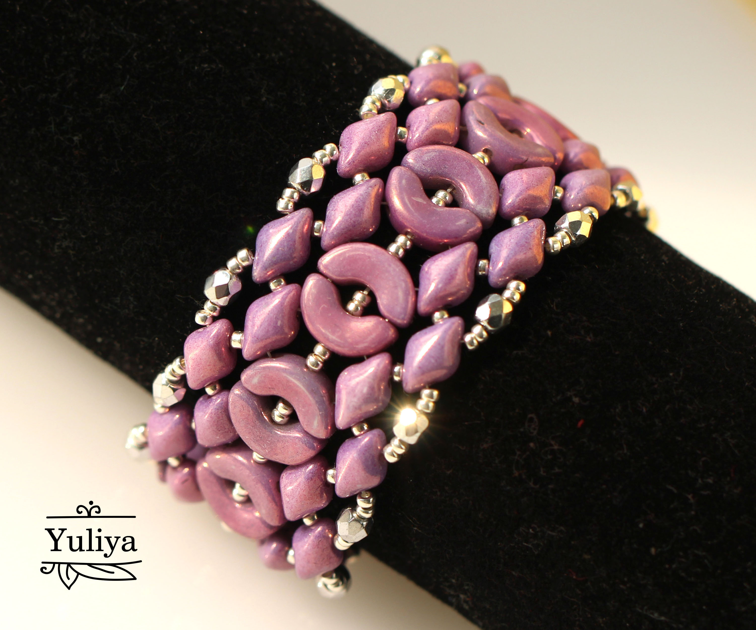 Bracelet Tutorial Beading Tutorial Bracelet Puca Bead - Etsy