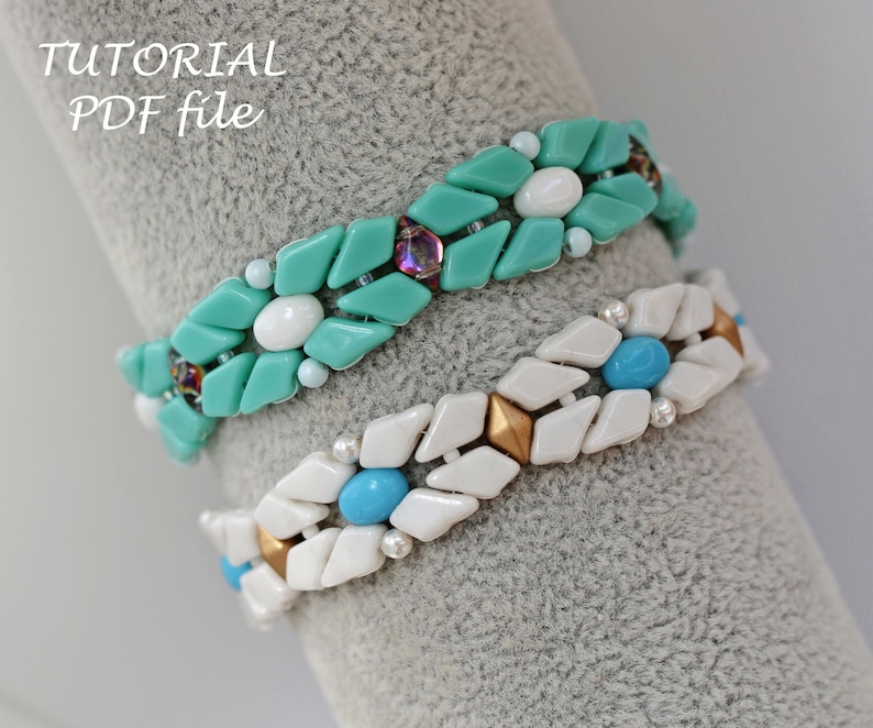 Beaded Bracelet Pattern Beading Instructions Beadwork - Etsy