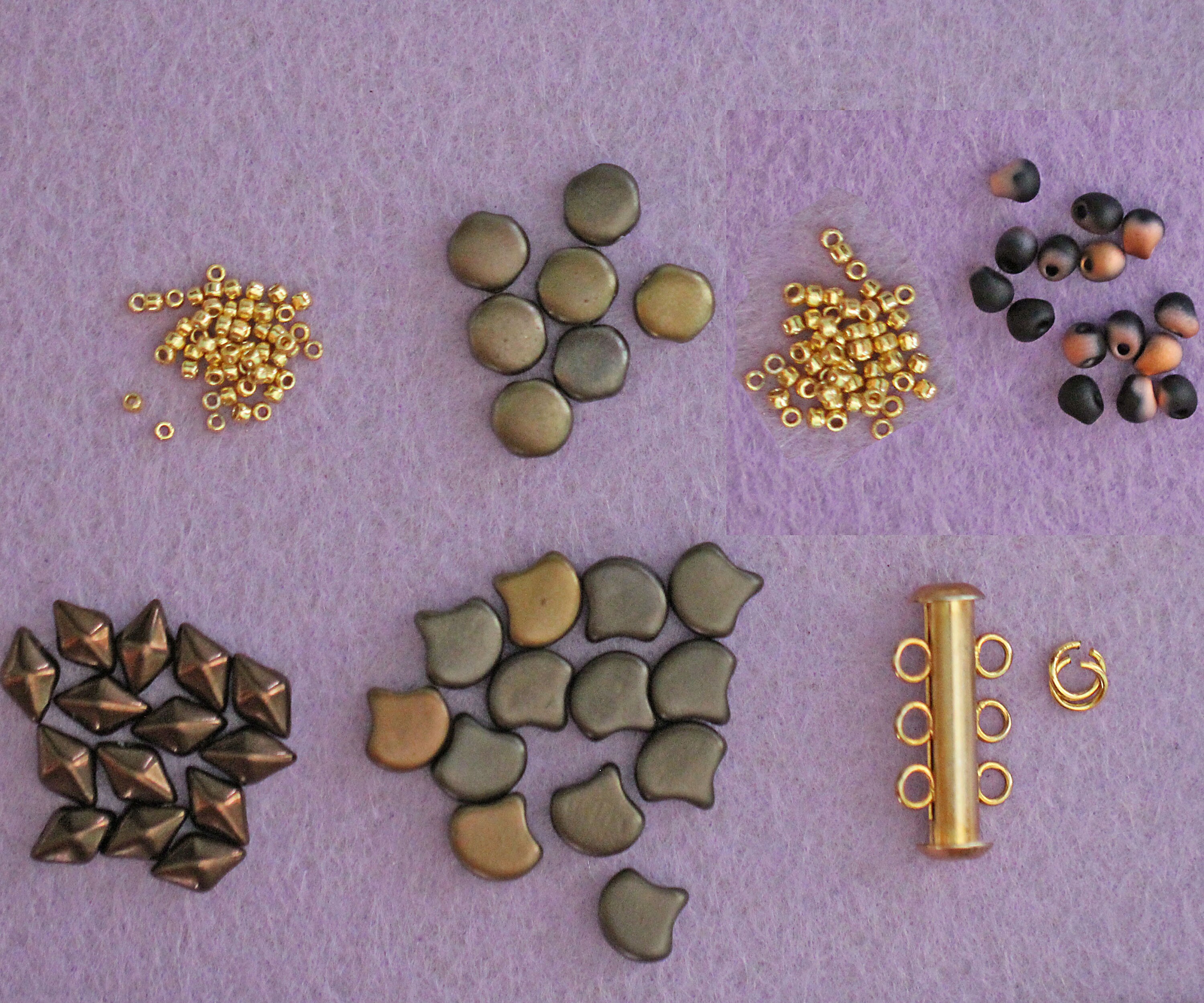 Bracelet Tutorial Bead Weaving Pattern Ginko Discduo Diamonduo Miyuki ...