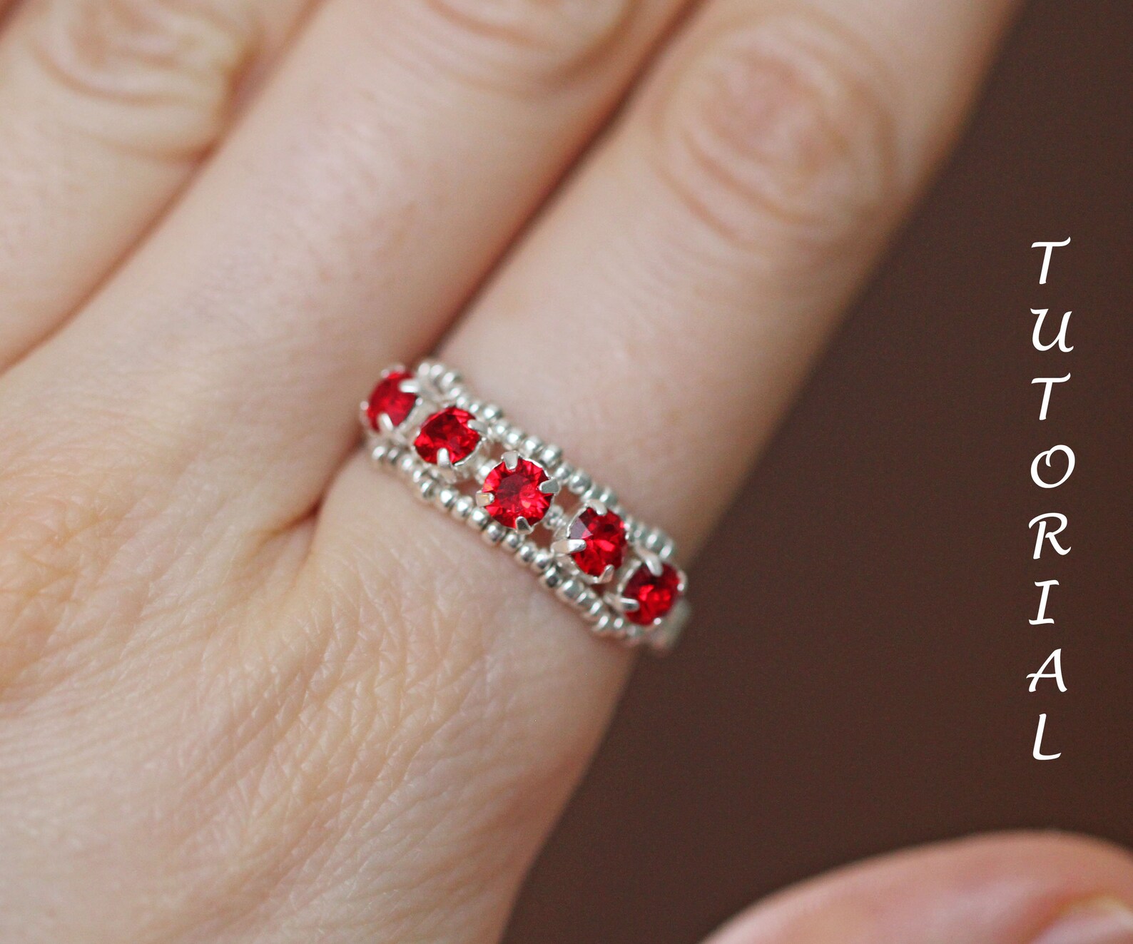 Bead Ring Tutorial, Ring Pattern, Beaded Ring Tutorial, Beading ...