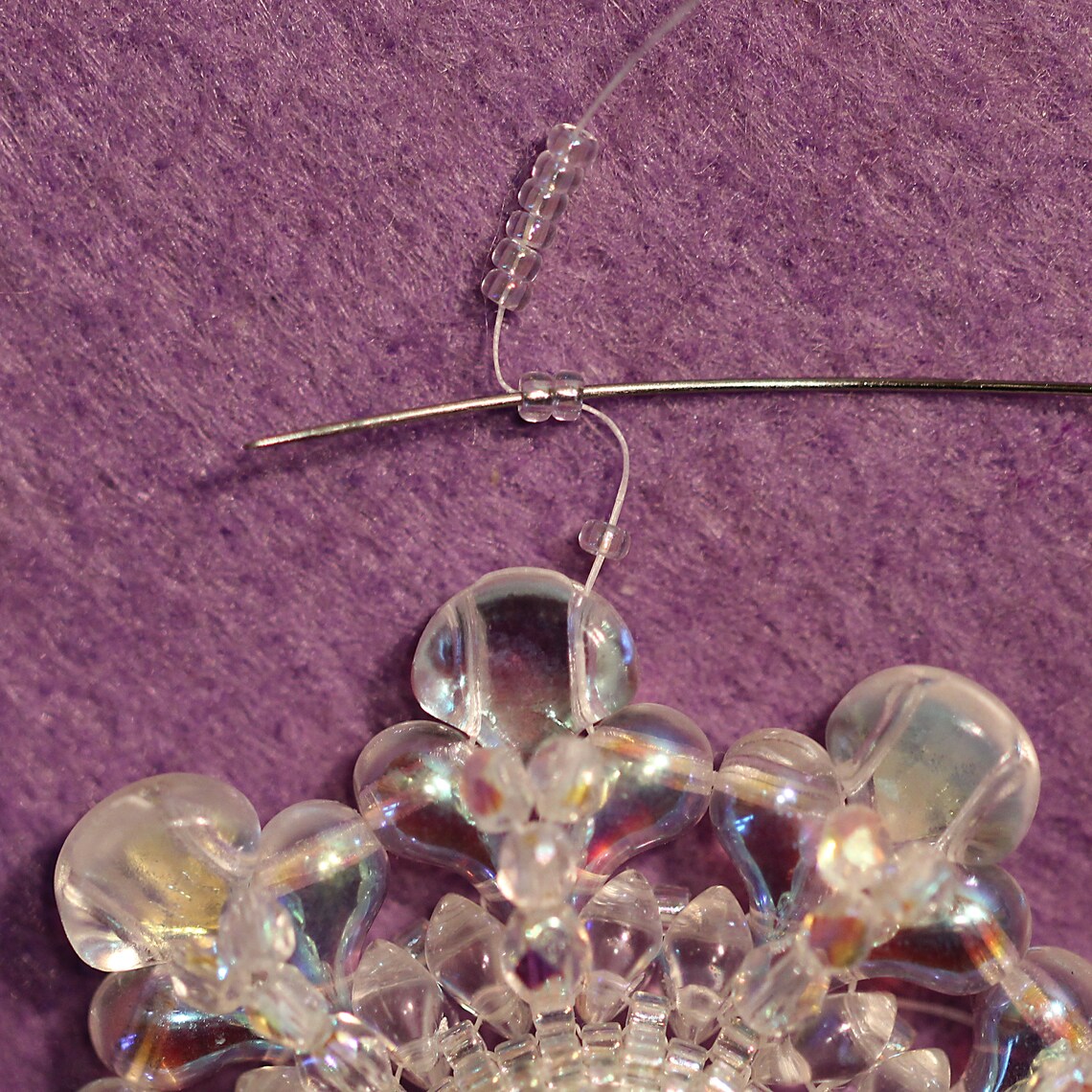 Beaded Rivoli Pendant Tutorial Beading Instructions Ginko - Etsy