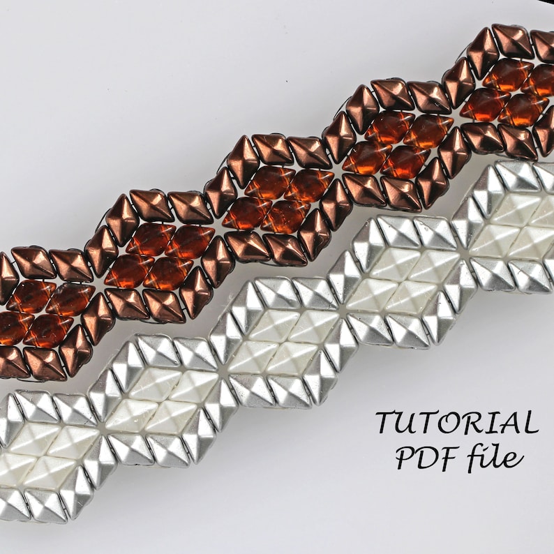 Beading Tutorial Bracelet Gemduo Diamonduo Bead Pattern Jewelry Design ...