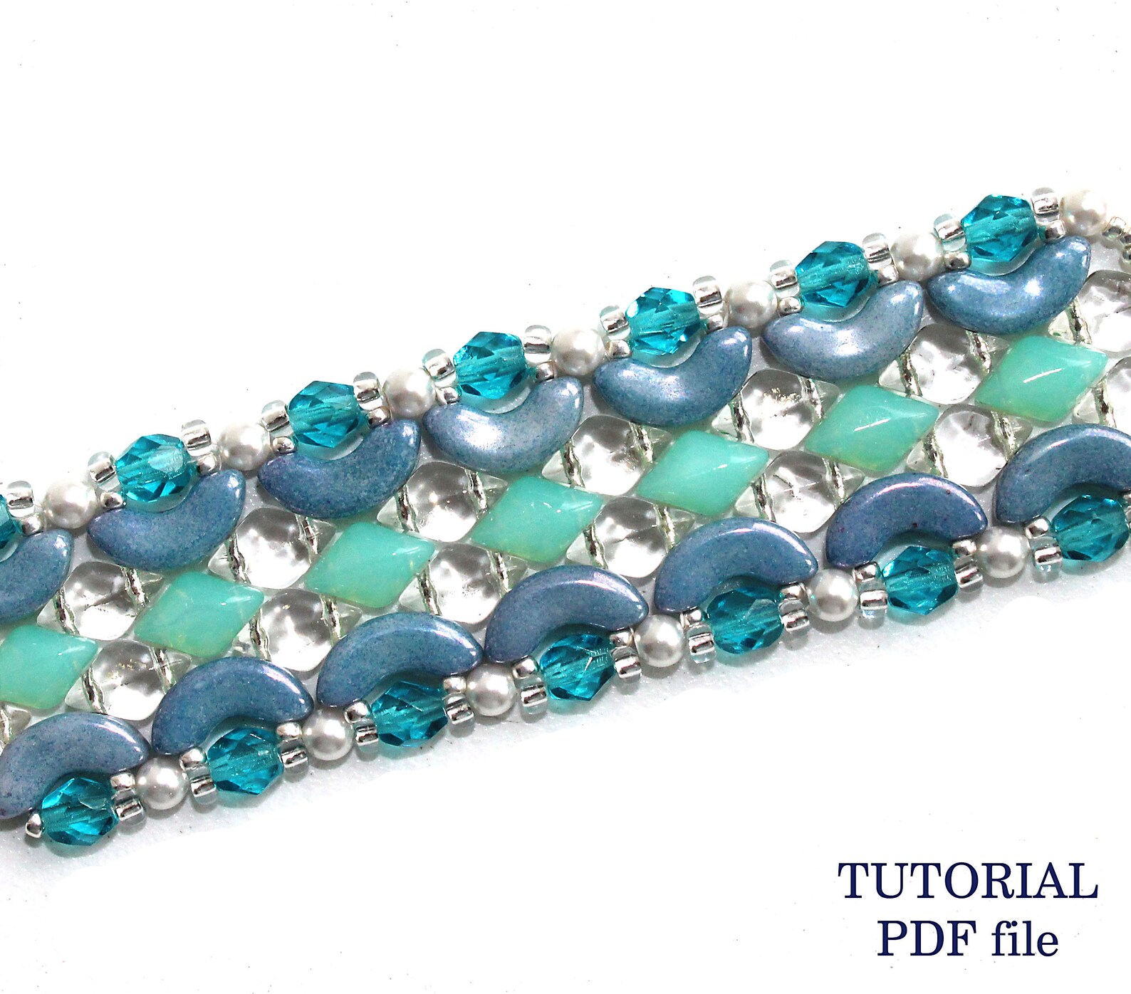 Beading tutorial bracelet Bead tutorial Beaded bracelet | Etsy