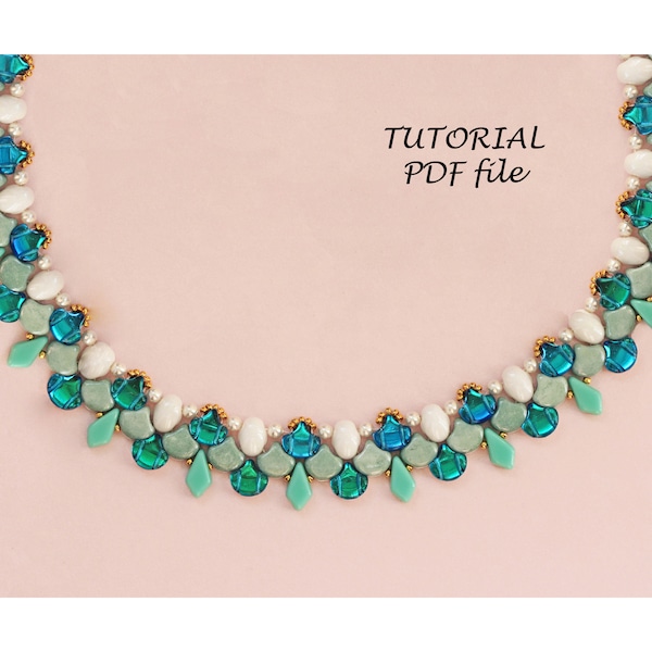 Green Bead Necklace - Etsy