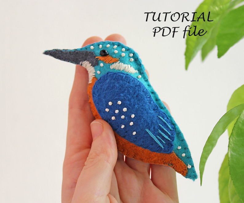 Felt Sewing Pattern Bird Sewing Pattern Felt Ornaments - Etsy